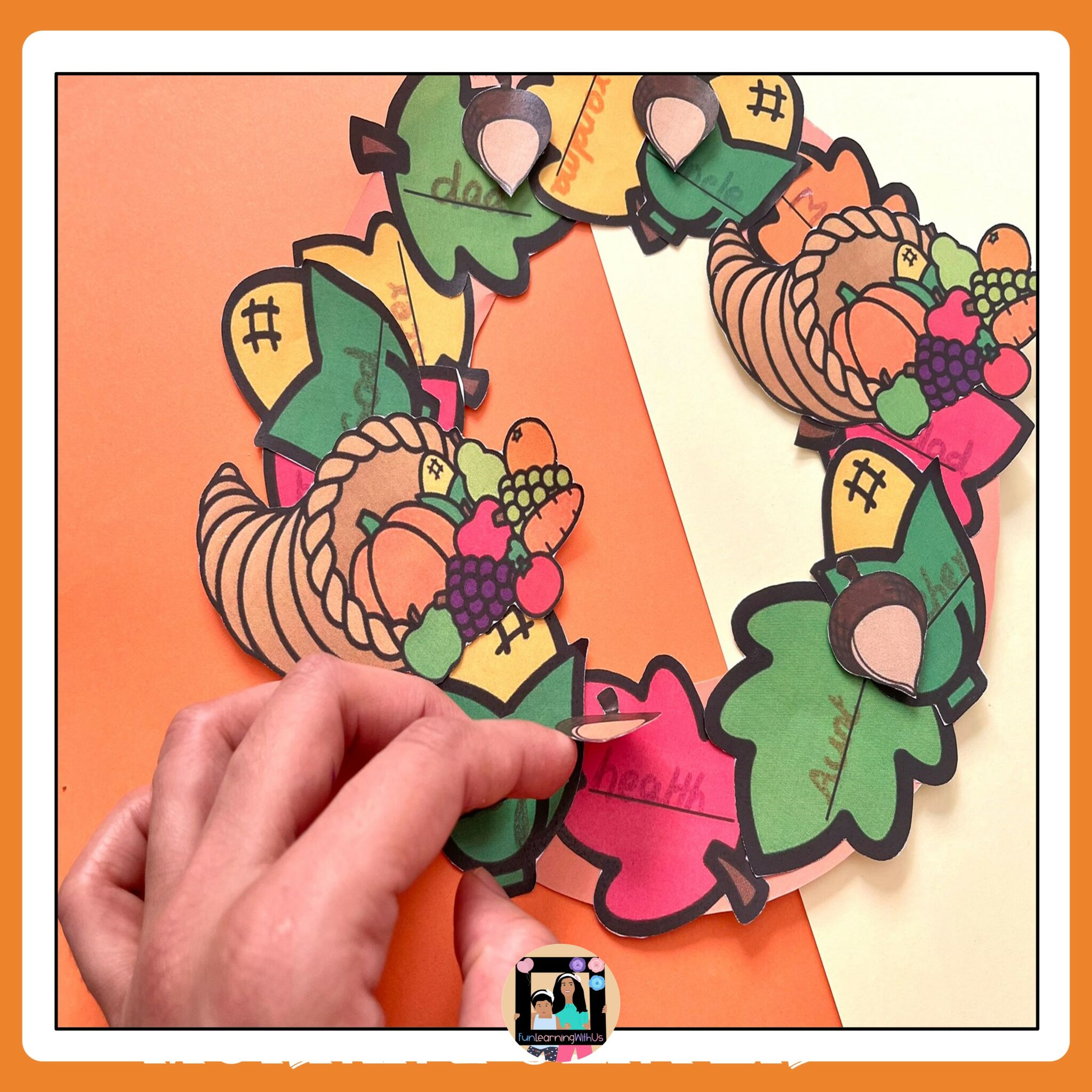 Fall Crafts & Thanksgiving Craft | Thankful Wreath | Made By Teachers