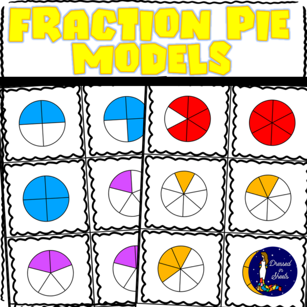 Printable Fraction Pie Models - Made By Teachers