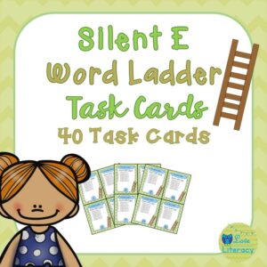 Blends and Digraphs Word Ladder Task Cards - Made By Teachers