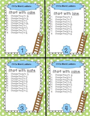 Phonics Word Letter Task Cards Word Work - Made By Teachers