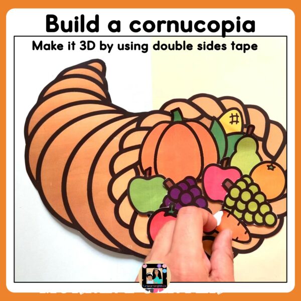 Build a Cornucopia Craft & Craftivity | Made By Teachers