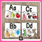 Alphabet Beginning Sound Puzzles| Literacy Centert | Made By Teachers