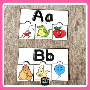 Alphabet Beginning Sound Puzzles| Literacy Centert | Made By Teachers