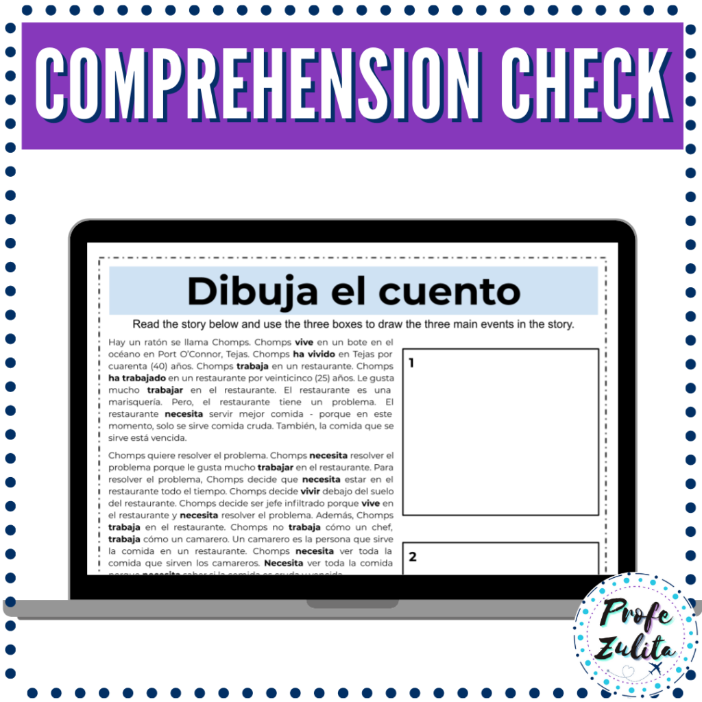 Spanish Story: El Guiño | AR & IR Verb Practice - Made By Teachers