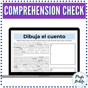 Spanish Story: El Guiño | AR & IR Verb Practice - Made By Teachers