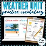 Spanish Weather Unit (Lesson Plans & Student Work) - Made By Teachers