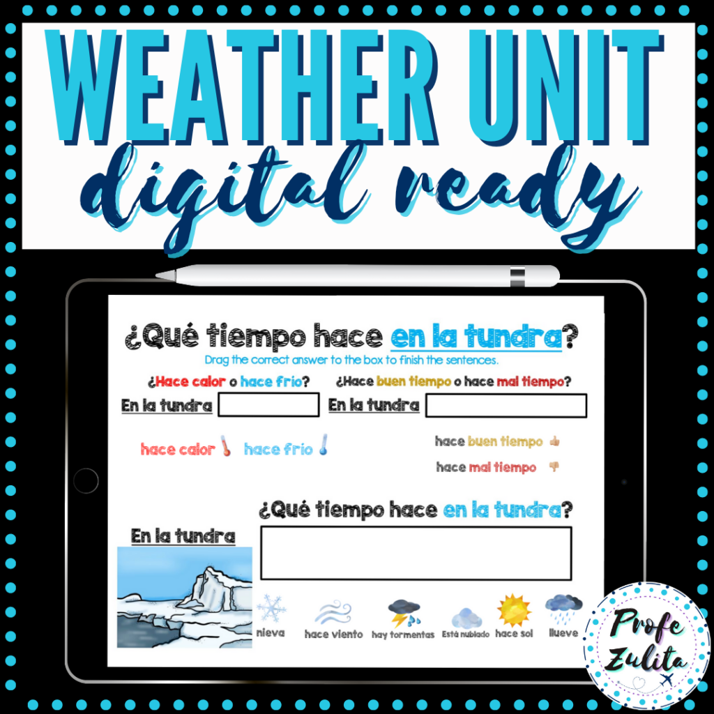 Spanish Weather Unit (Lesson Plans & Student Work) | Made By Teachers