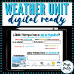 Spanish Weather Unit (Lesson Plans & Student Work) - Made By Teachers