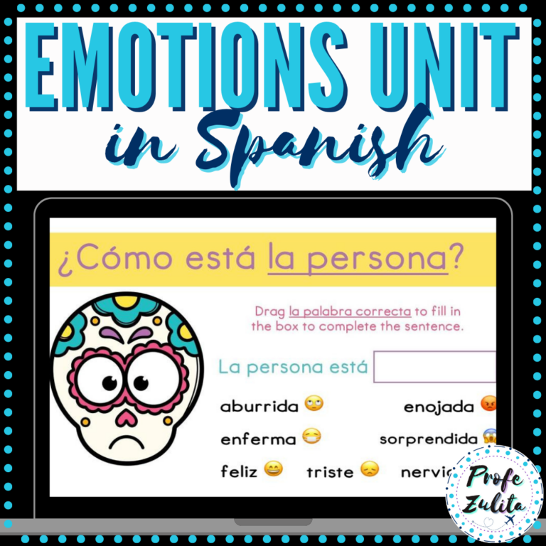 Spanish Emotions Unit (Lesson Plans & Student Work) - Made By Teachers