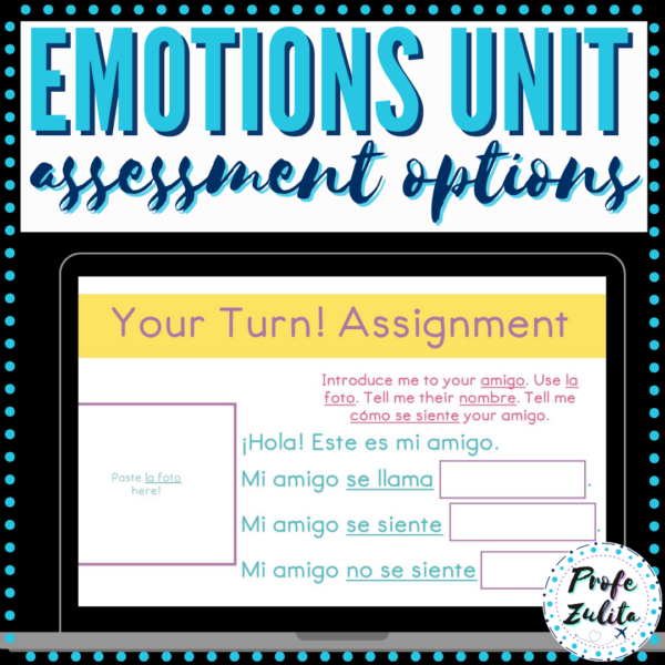 Spanish Emotions Unit (Lesson Plans & Student Work) - Made By Teachers