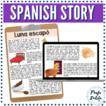 Spanish Story: Luna | Rooms of the House Spanish - Made By Teachers