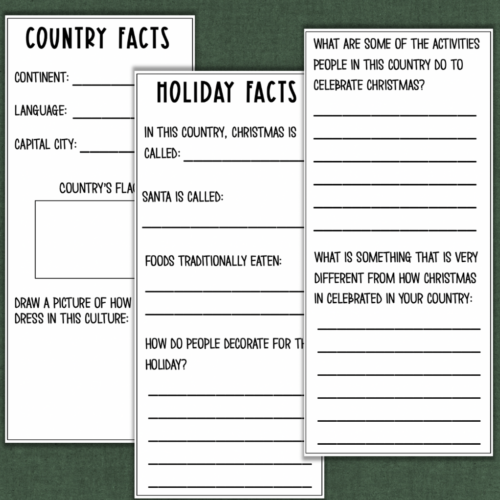 Christmas Around the World Travel Brochure | Made By Teachers