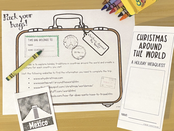 Christmas Around the World Travel Brochure | Made By Teachers