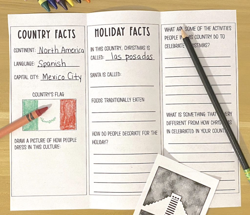 Christmas Around the World Travel Brochure | Made By Teachers