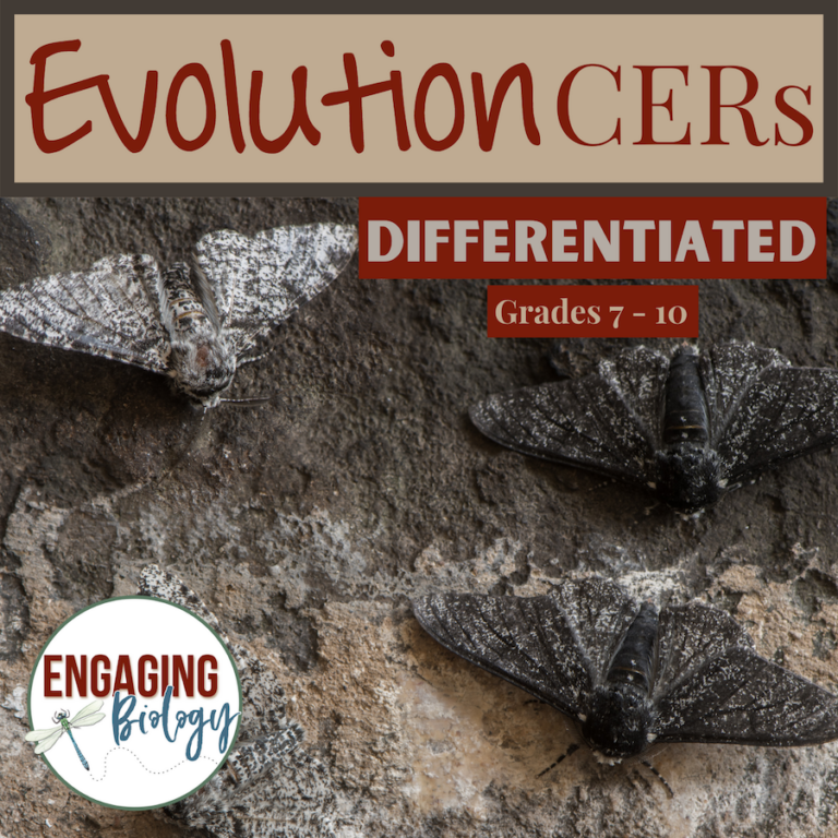 Evolution CERs Claim-Evidence-Reasoning - Made By Teachers