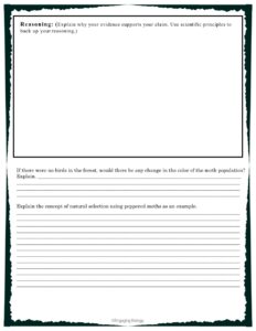 Evolution CERs Claim-Evidence-Reasoning - Made By Teachers