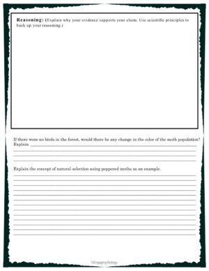 Evolution CERs Claim-Evidence-Reasoning | Made By Teachers