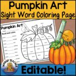 Pumpkin Sight Word Sheet EDITABLE - Made By Teachers