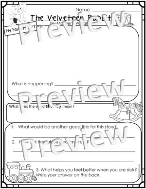 The Velveteen Rabbit Activity Sheets | Made By Teachers