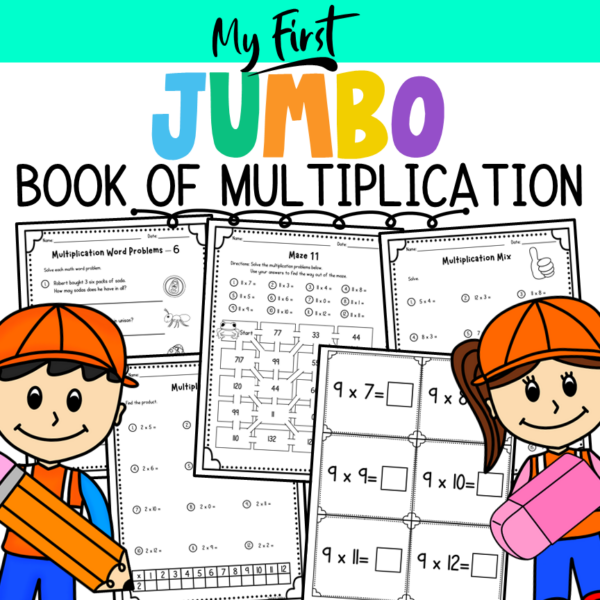 My First JUMBO Book of Multiplication | Made By Teachers