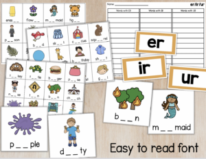 R Controlled Vowels Bossy R WORD SORTS - Made By Teachers