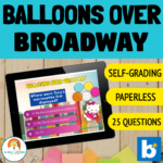 Balloons over Broadway Boom Cards | Thanksgiving - Made By Teachers