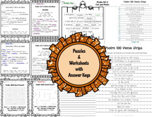 Psalms for Thanksgiving Activity Pack | Made By Teachers