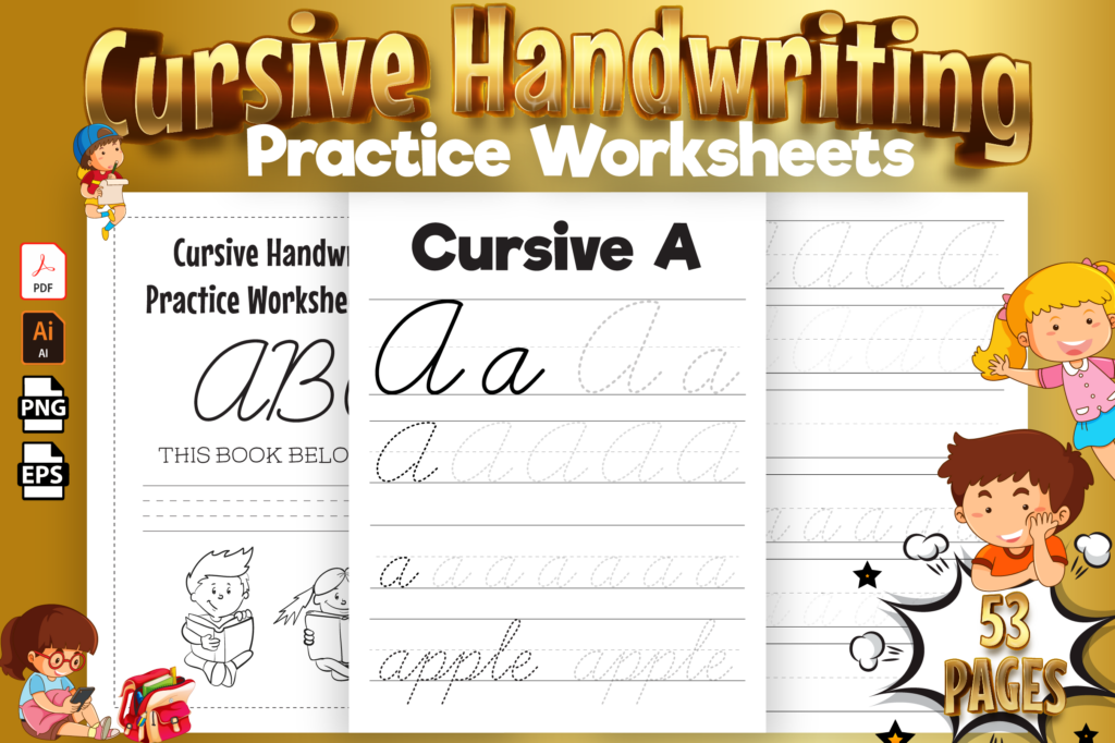 Cursive Handwriting Practice Worksheets (A-Z) | Made By Teachers