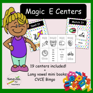 Long Vowel Centers - Made By Teachers
