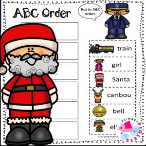 December Christmas ABC Alphabetical Order | Made By Teachers