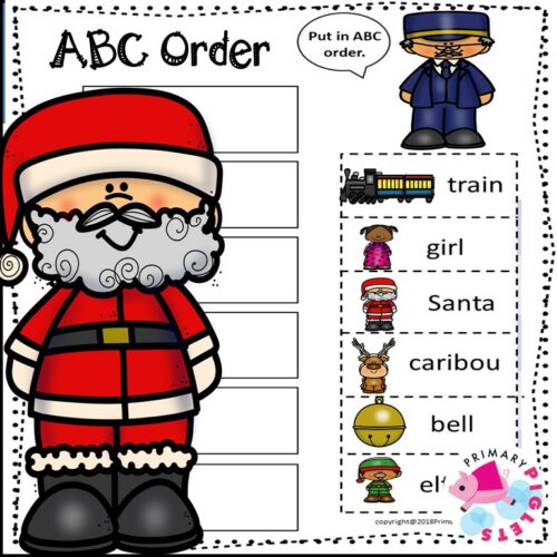 December Christmas ABC Alphabetical Order | Made By Teachers