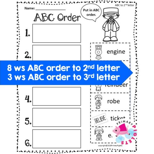 December Christmas ABC Alphabetical Order | Made By Teachers