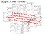 December Christmas ABC Alphabetical Order | Made By Teachers
