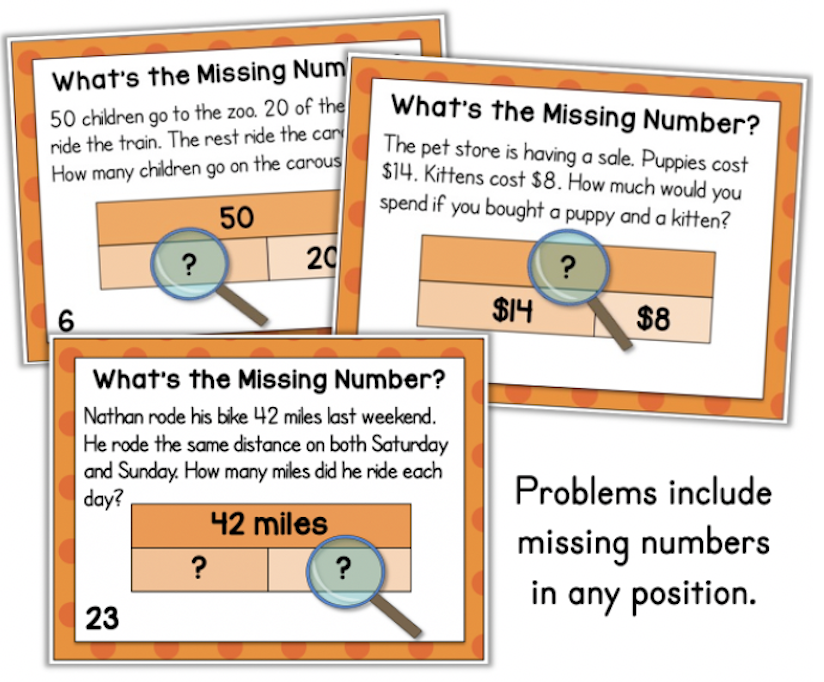 Addition & Subtraction Word Problems Bar Models - Made By Teachers