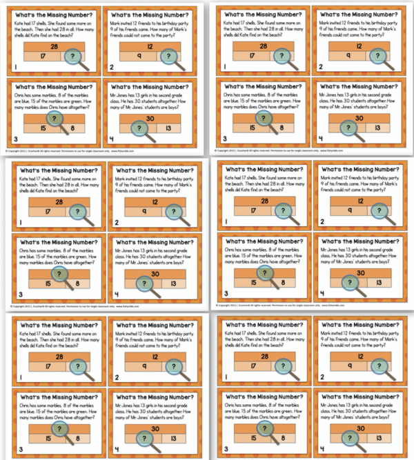 Addition & Subtraction Word Problems Bar Models - Made By Teachers