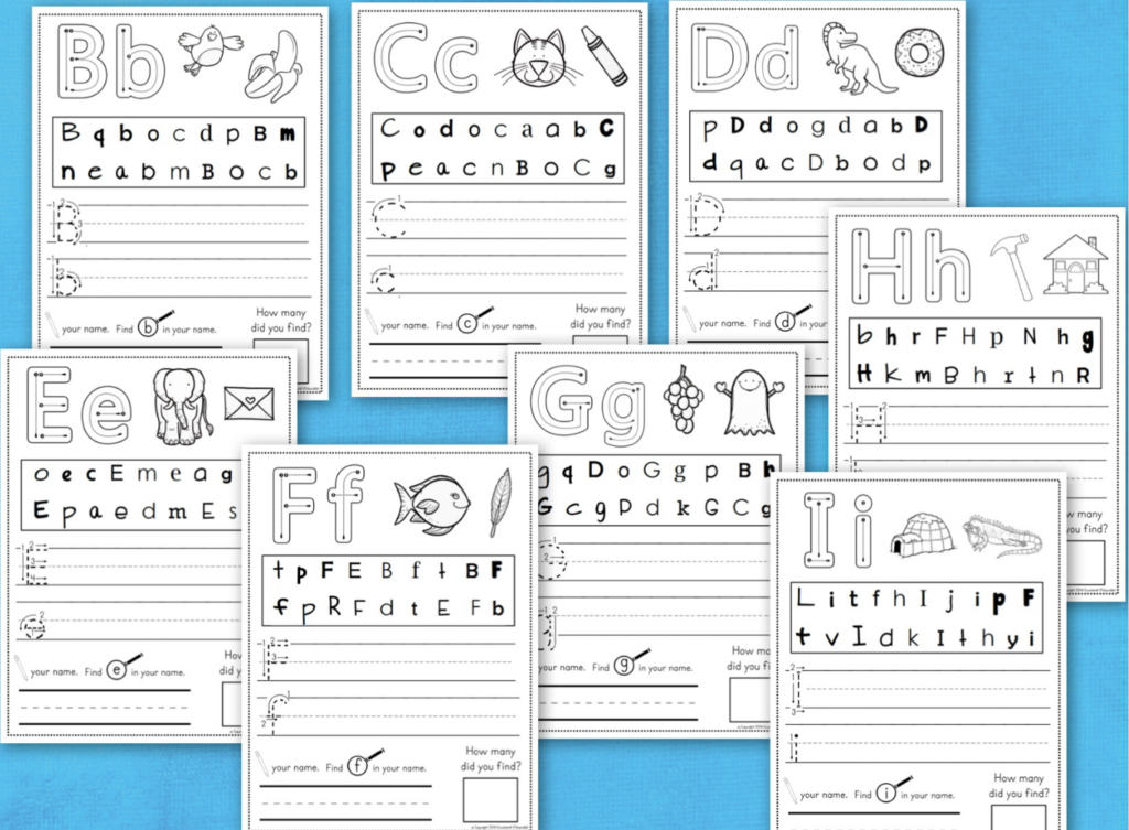 Letter Recognition Worksheets Letter Formation | Made By Teachers