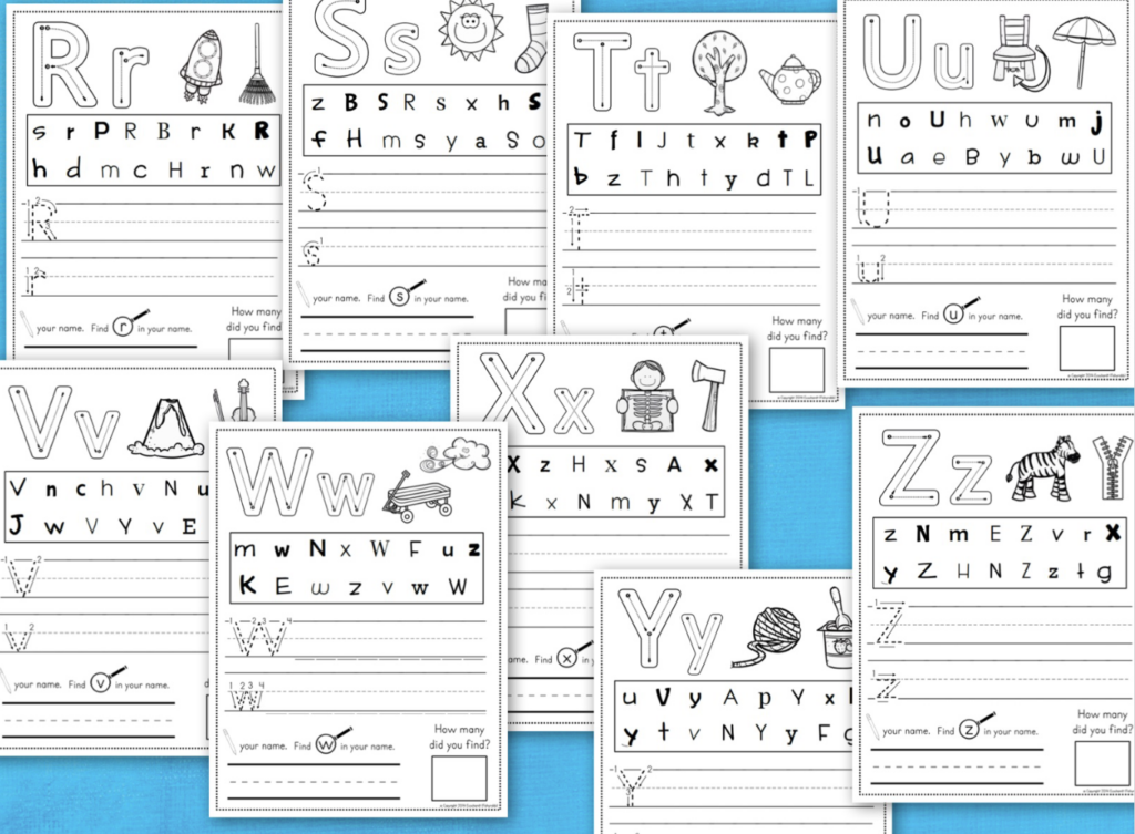 Letter Recognition Worksheets Letter Formation - Made By Teachers
