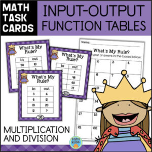 Multiplication Division Function Tables Input Output - Made By Teachers