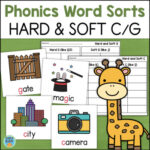 Hard and Soft C - Hard and Soft G WORD SORTS - Made By Teachers