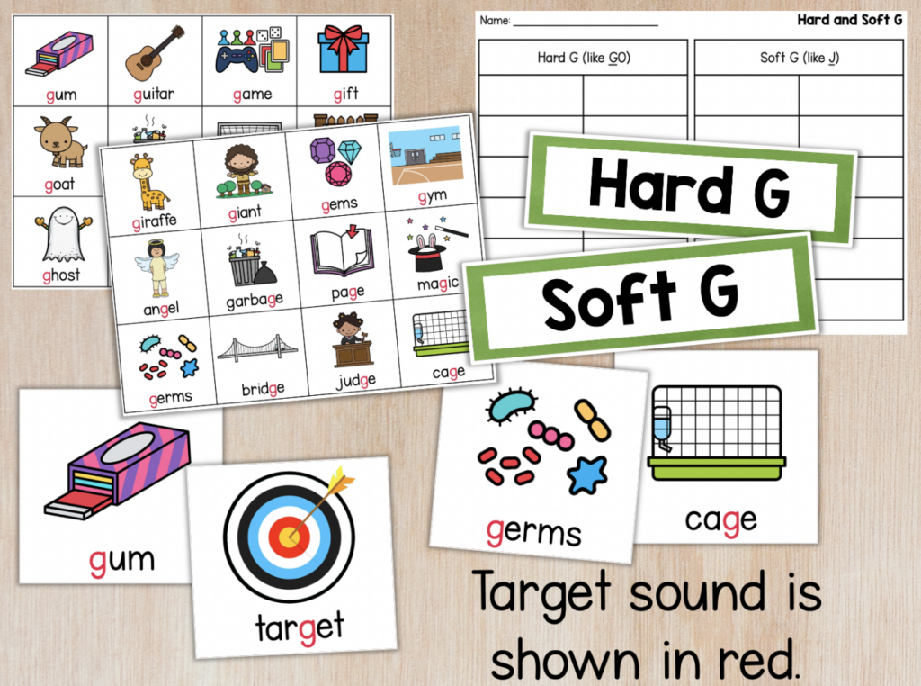 Hard and Soft C - Hard and Soft G WORD SORTS | Made By Teachers