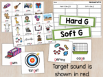 Hard and Soft C - Hard and Soft G WORD SORTS - Made By Teachers