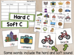 Hard and Soft C - Hard and Soft G WORD SORTS - Made By Teachers