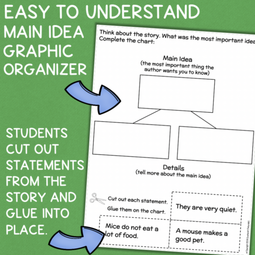 1st Grade Main Idea Worksheets Reading Passages | Made By Teachers