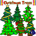 Christmas Trees Clip Art - Made By Teachers