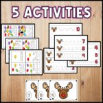 Christmas Numbers 1 to 10 Activities - Lights | Made By Teachers