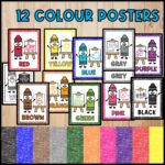 Color Posters - Crayon Theme - Made By Teachers