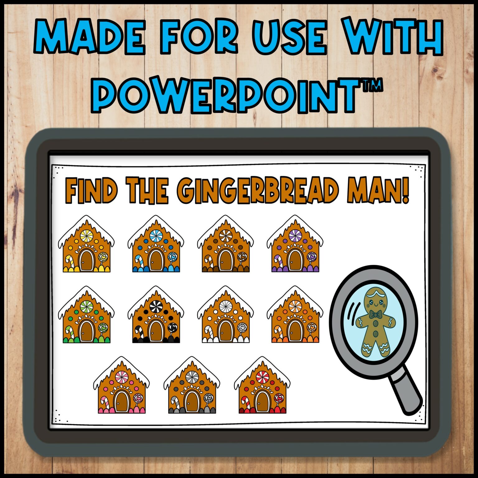 Hide & Seek | Find the Gingerbread Man | L | Made By Teachers