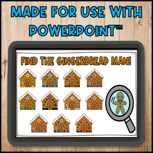 Hide & Seek | Find the Gingerbread Man | L | Made By Teachers