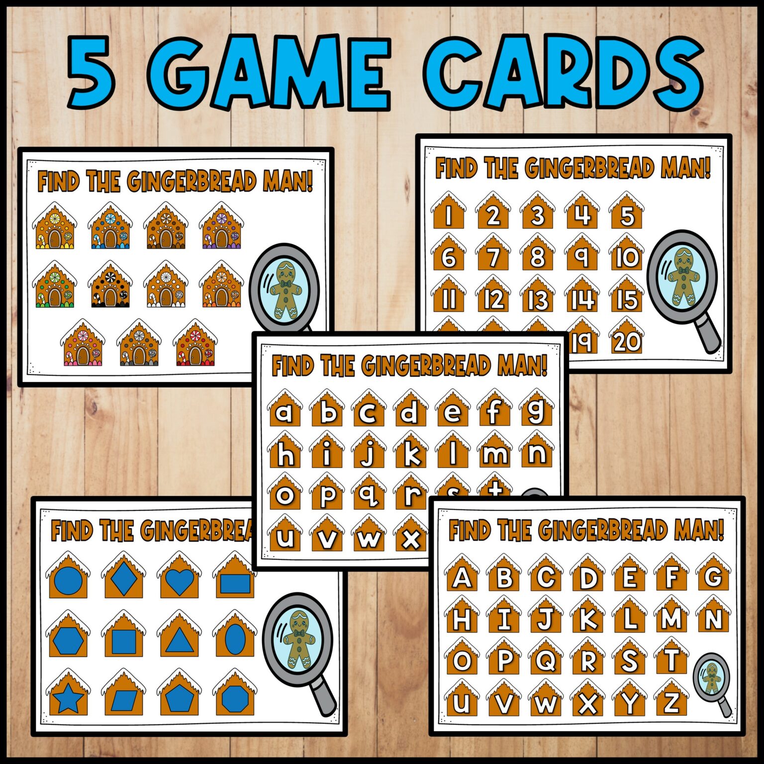 Hide & Seek | Find the Gingerbread Man | L | Made By Teachers