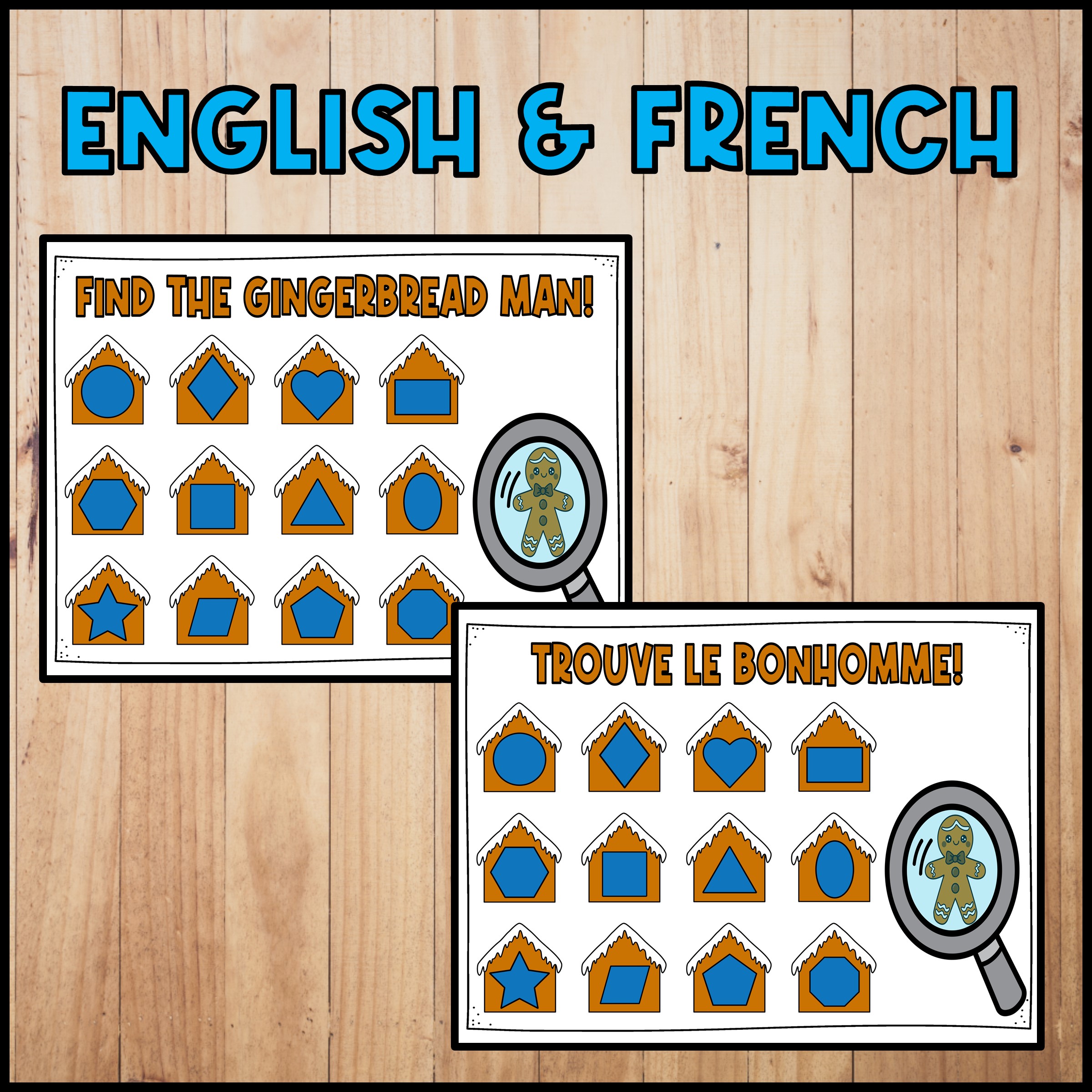 Hide & Seek | Find the Gingerbread Man | L | Made By Teachers